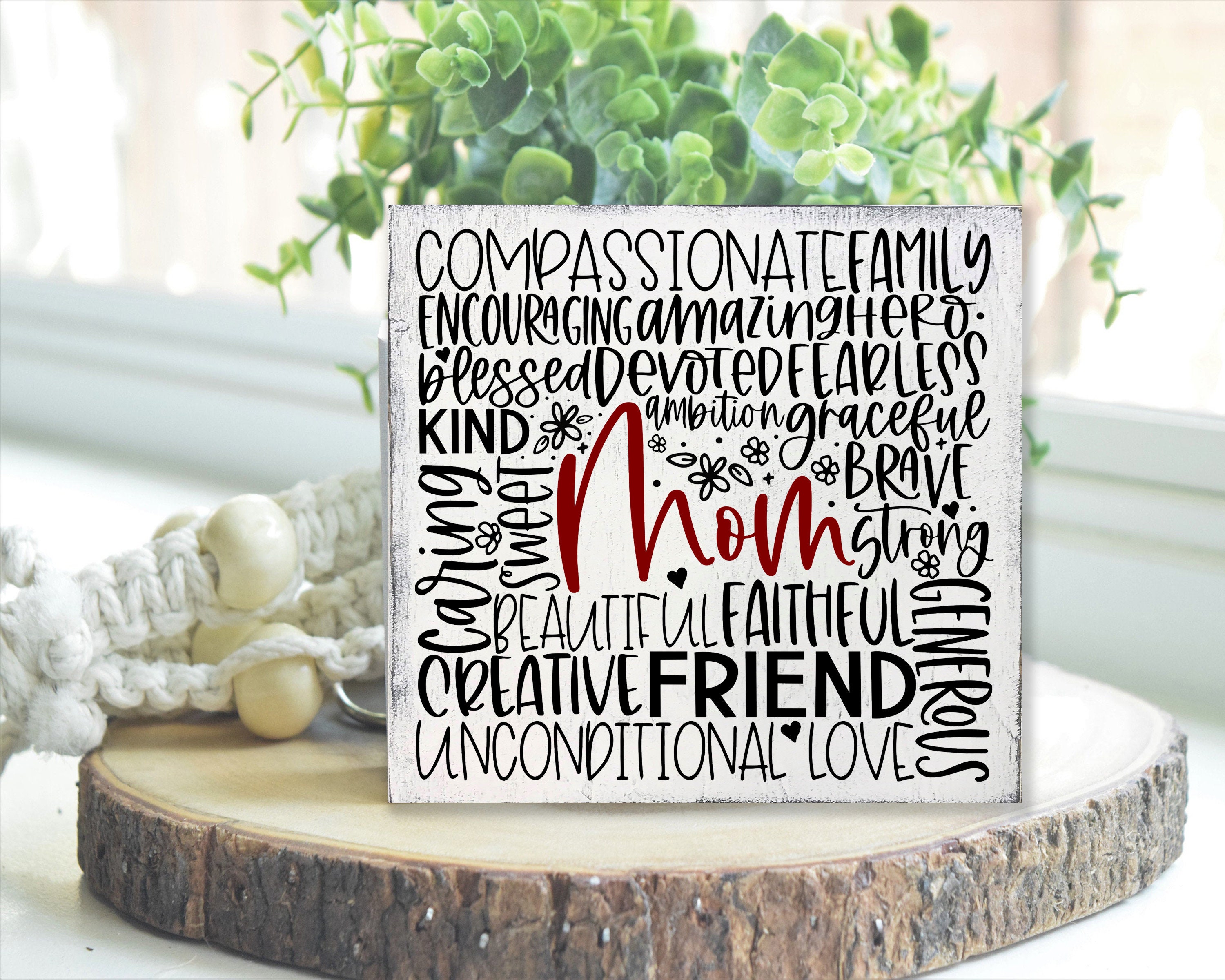 Mothers Day | Gift for Mom | Mom Subway Art | Farmhouse Decor ...