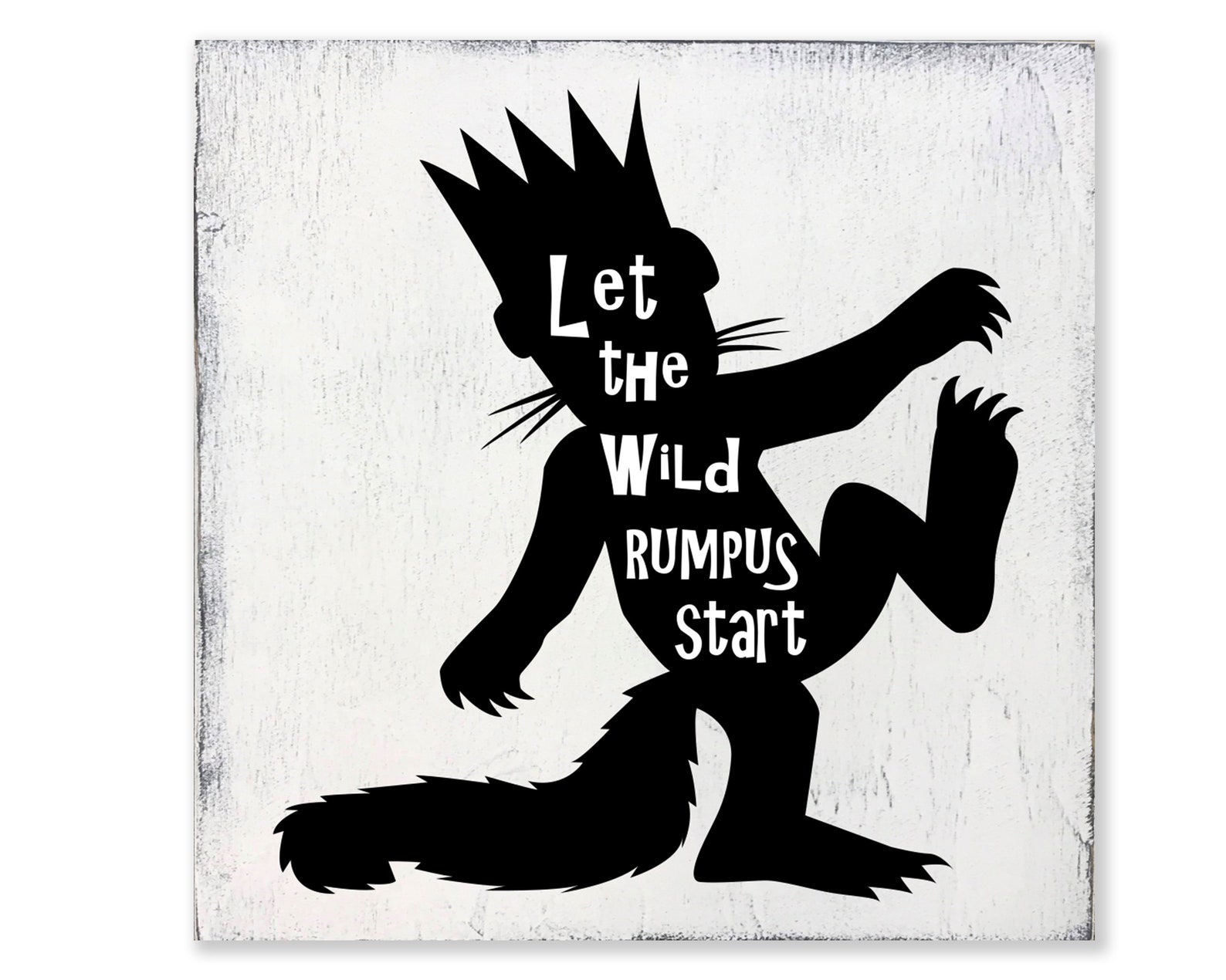 Let the Wild Rumpus Start Nursery Wallhanging Where the Wild Things Are ...