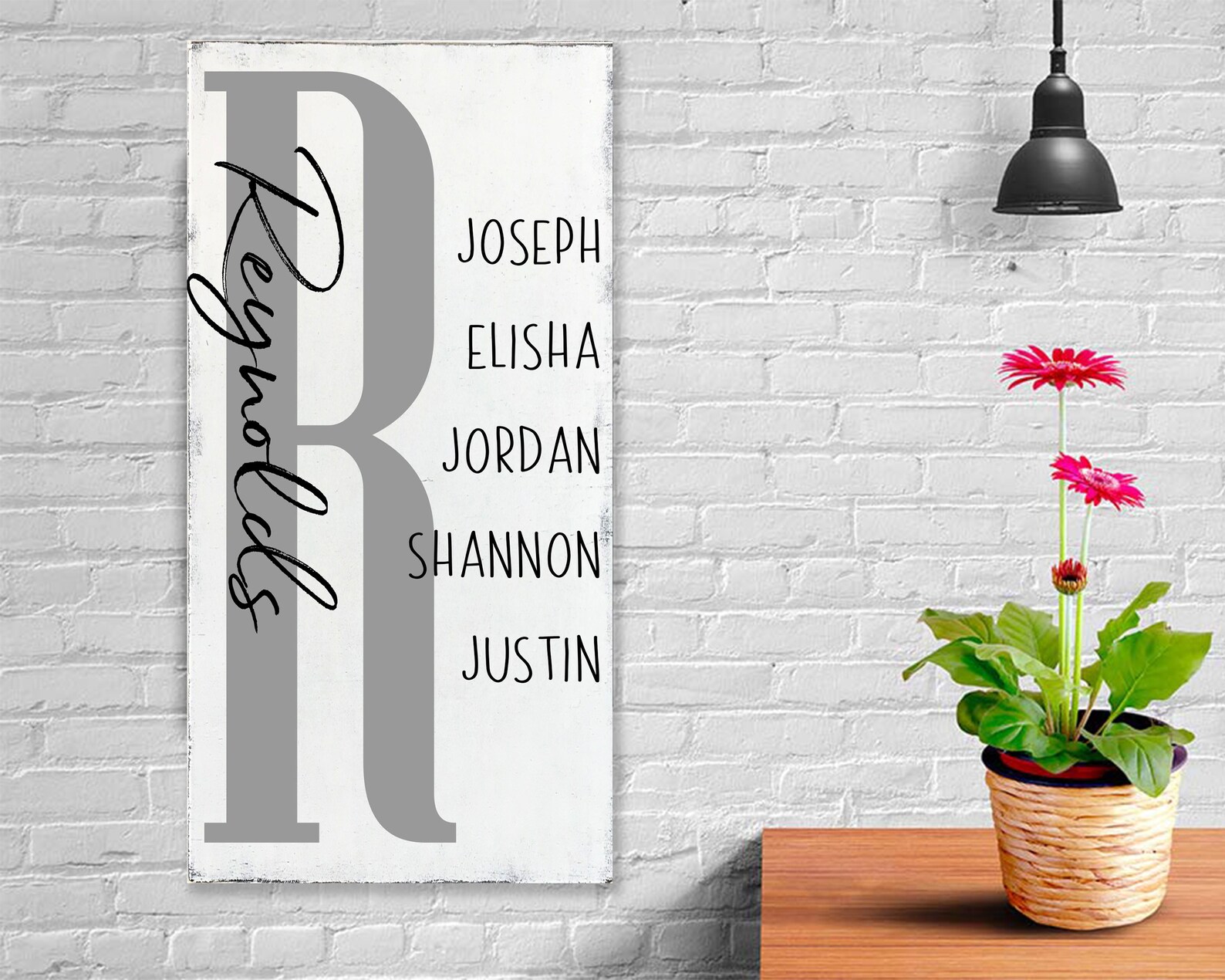 Personalized Sign | Personalized Gift | Anniversary Gift | Initial Sign ...