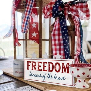 Americana Decor | Fourth of July Decor | Independence Day | Freedom ...