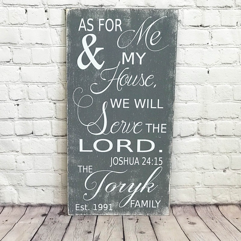 Serve the Lord Sign - Etsy