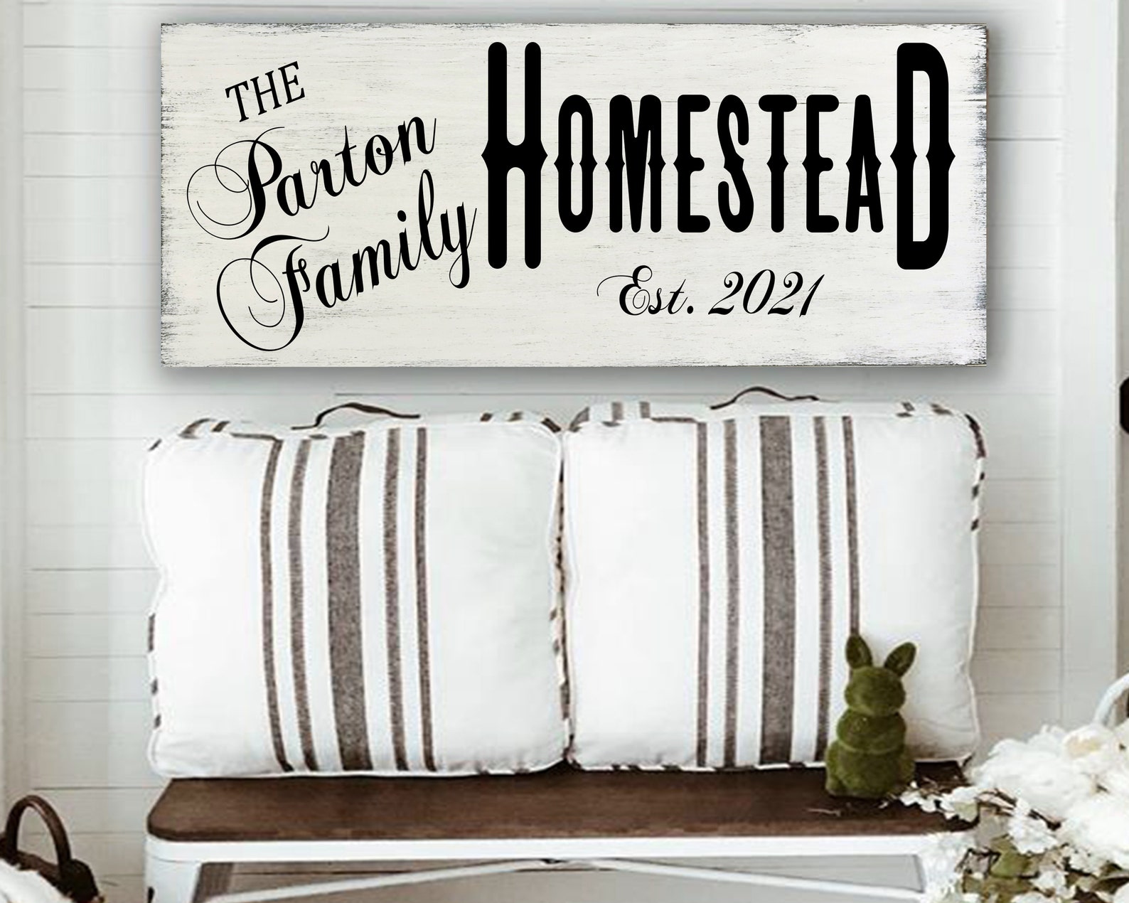 Rustic Personalized Sign Vintage Farmhouse Sign Custom - Etsy