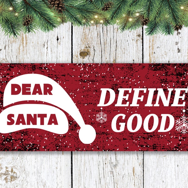 Santa Define Good - Etsy