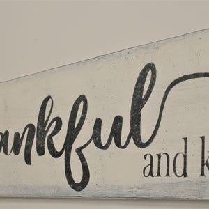 Inspirational Wood Sign - Always Be Thankful and Kind Wood Sign - Home ...