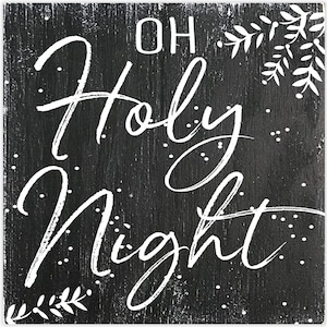 Oh Holy Night - Christmas Wall Decor - Christmas Decorations ...