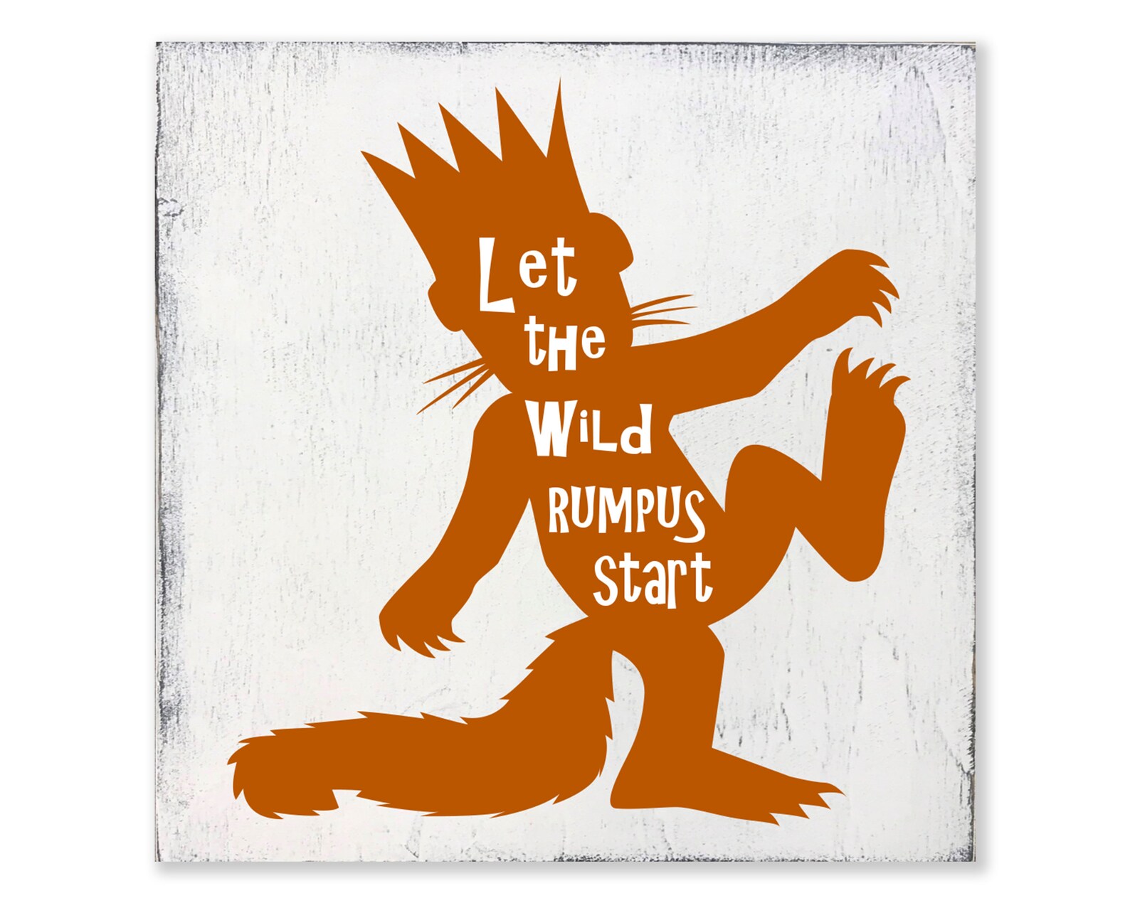 Let the Wild Rumpus Start Nursery Wallhanging Where the Wild Things Are ...