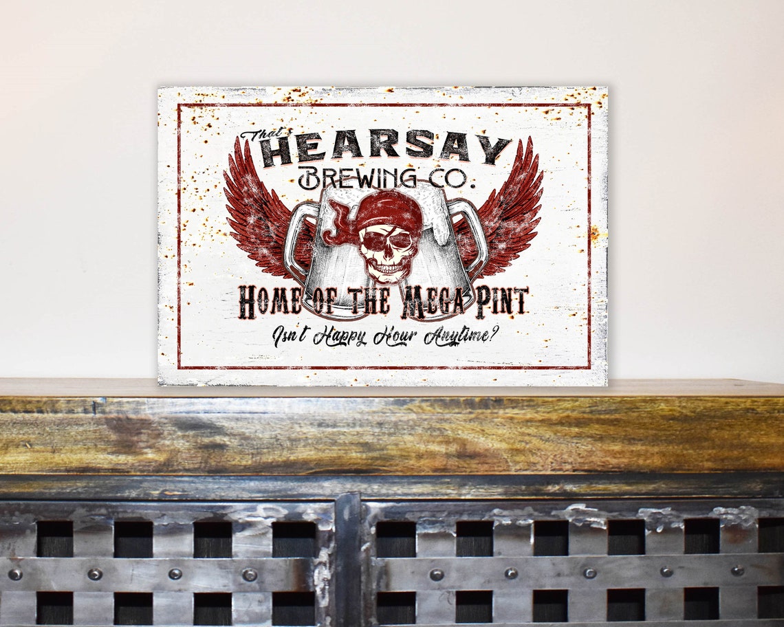 Mega Pint Sign Bar Sign Mancave Sign Justice for Johnny - Etsy