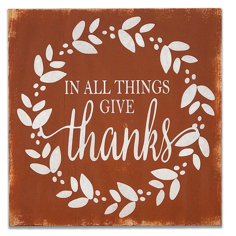 Give Thanks Sign - Etsy