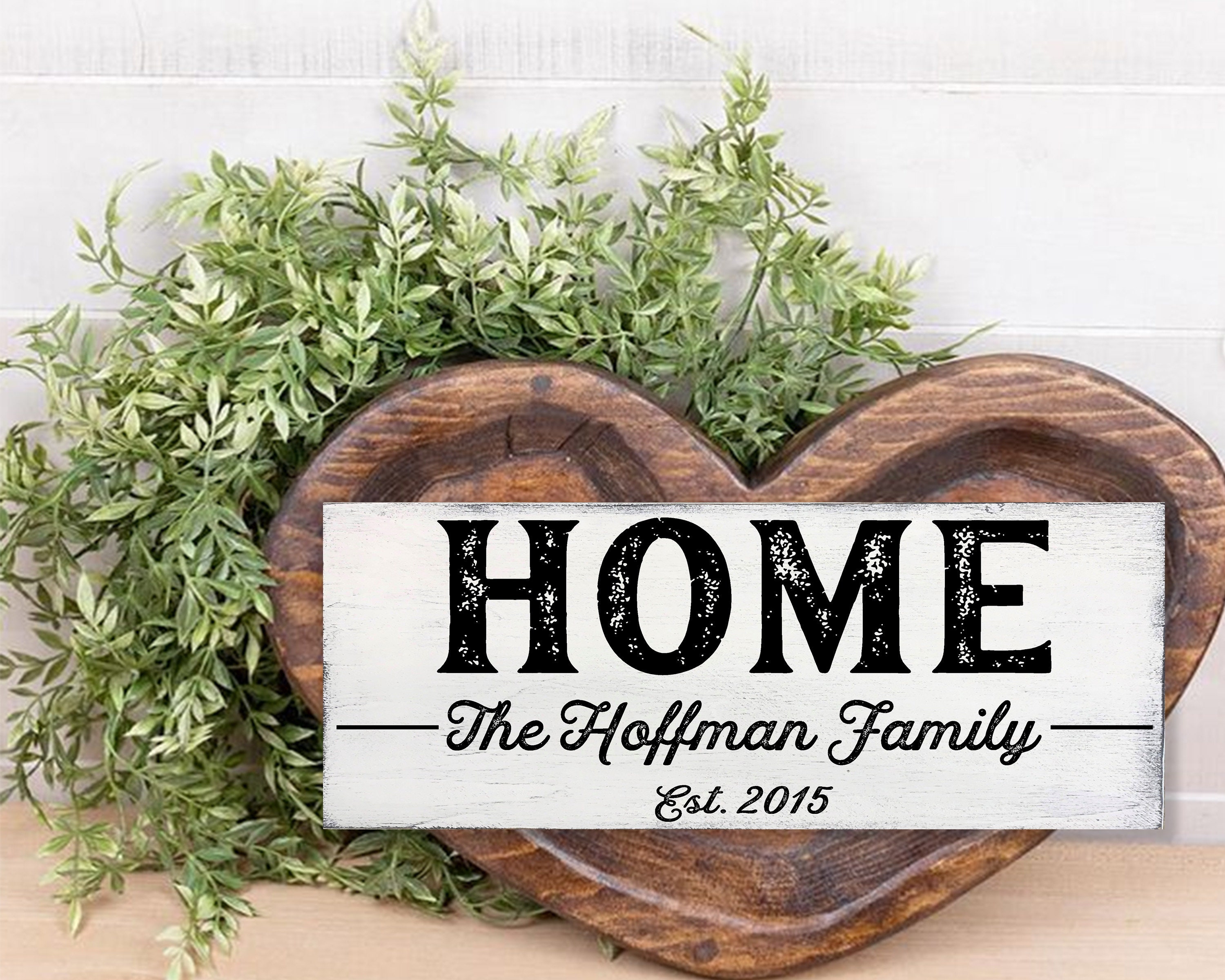 Personalized Name Sign Home Sign Family Name Sign | Etsy