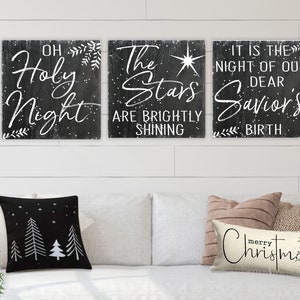 Oh Holy Night - Christmas Wall Decor - Christmas Decorations ...
