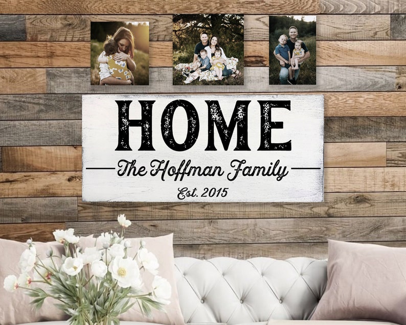 Personalized Name Sign | Home Sign | Family Name Sign | Farmhouse Decor ...