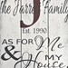 Initial Sign Family Name Sign as for Me and My House Wood Sign - Etsy