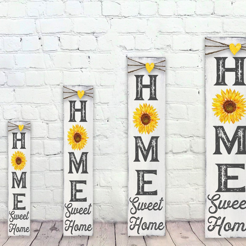 Sunflower Porch Sign - Etsy