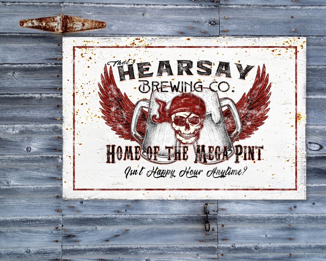 Mega Pint Sign Bar Sign Mancave Sign Justice for Johnny - Etsy