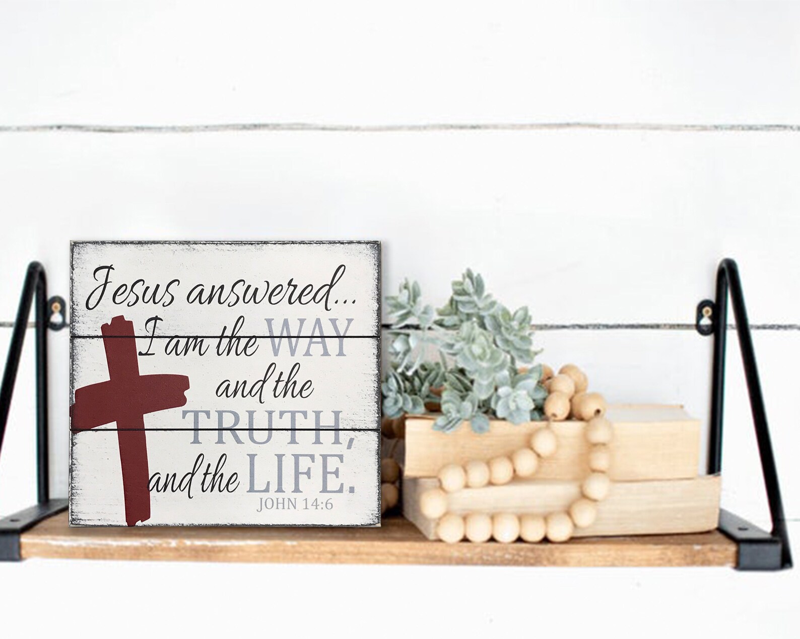 Christian Sign Wood Pallet Sign Christian Wall Decor - Etsy