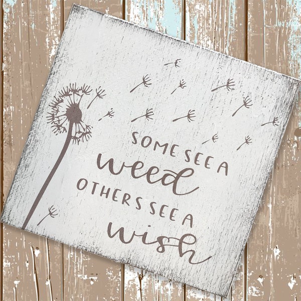 Dandelion Sign - Etsy