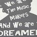 Boys Nursery Decor Girls Nursery Decor Willy Wonka We Are the Music ...