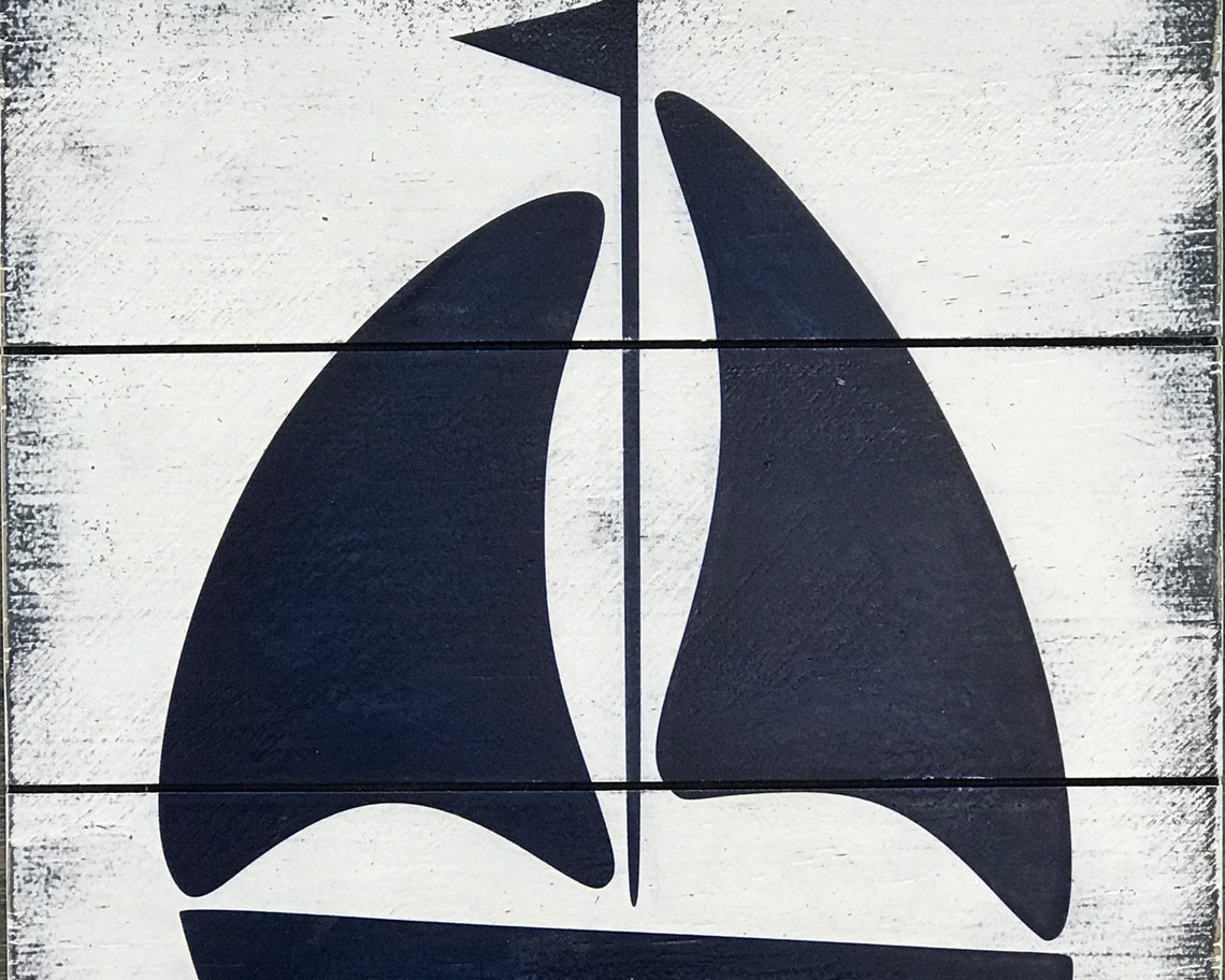 Nursery Decor Nautical Nursery Sailboat Nursery Sign | Etsy