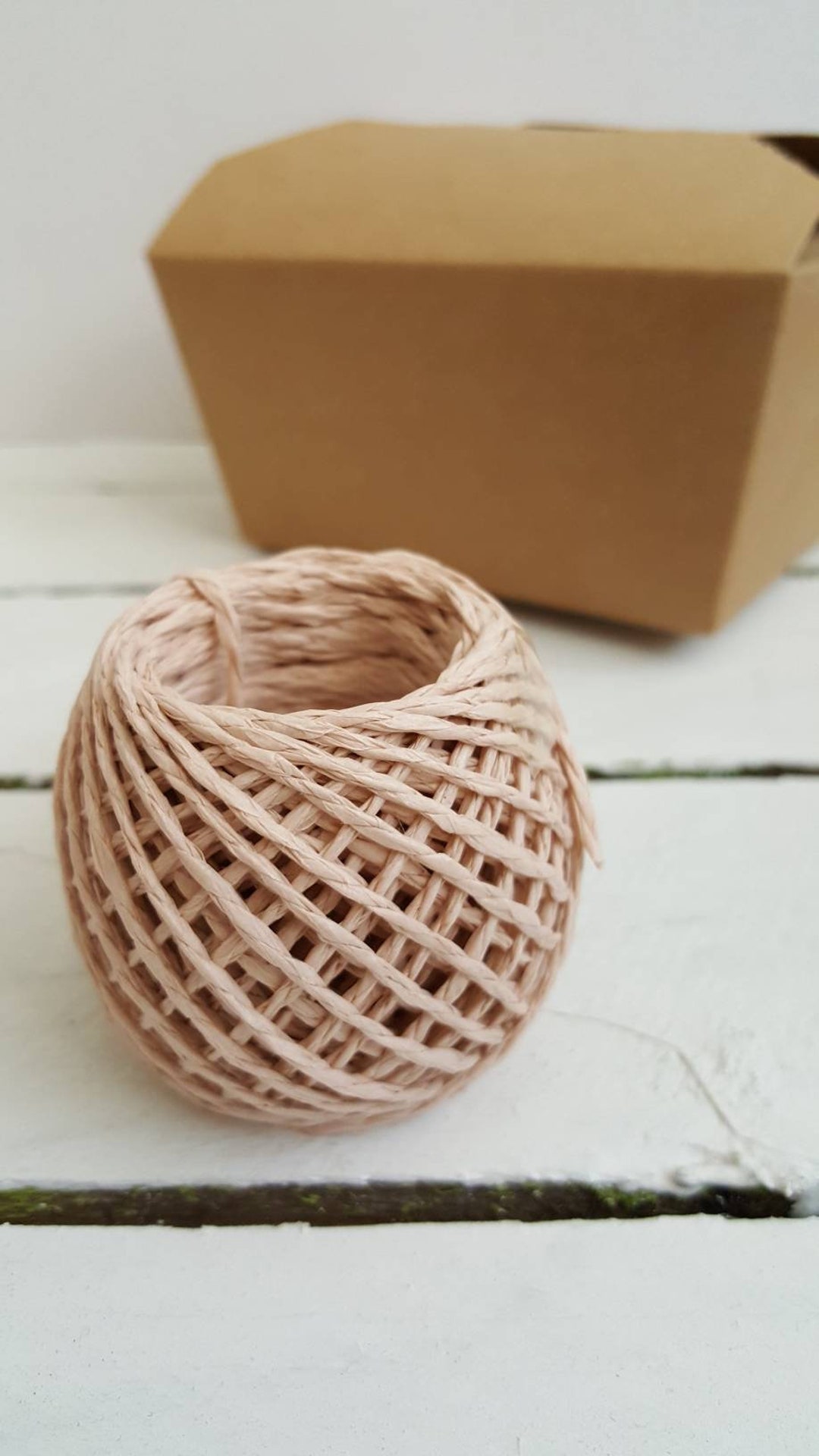 Paper String Paper String Powder Rose Cream - Etsy