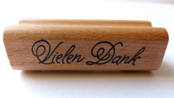 Stempel Vielen Dank Schreibschrift | Etsy