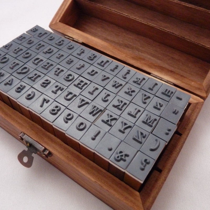 Alphabet Stamps - Etsy
