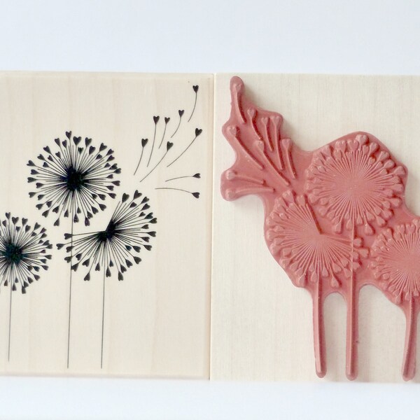 Dandelion Stamp - Etsy UK