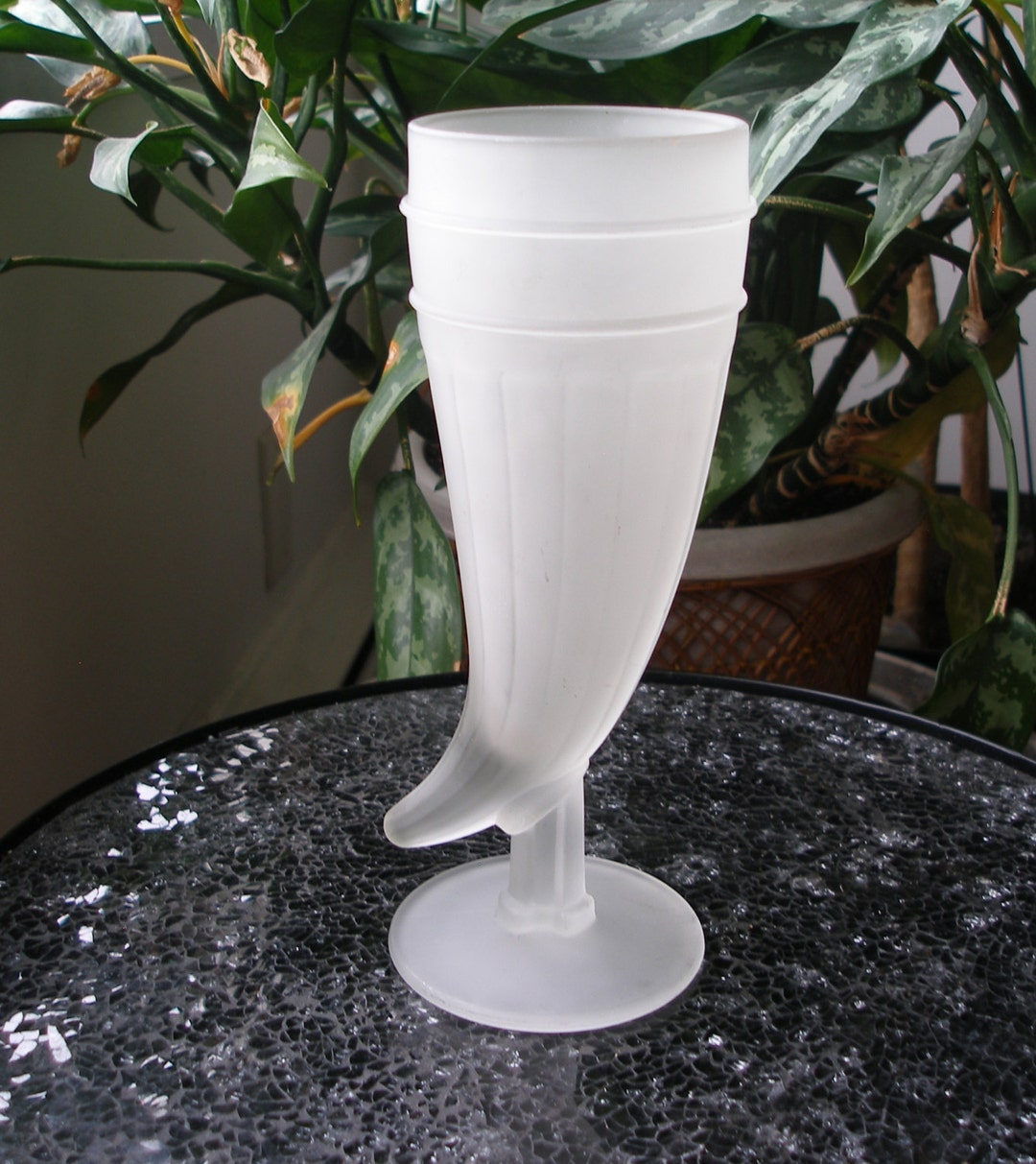 FROSTEDGLASS Horn Glass - Etsy