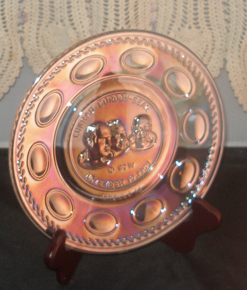 Beautiful APOLLO Commemorative PLATE 12 by WHEATON - Etsy