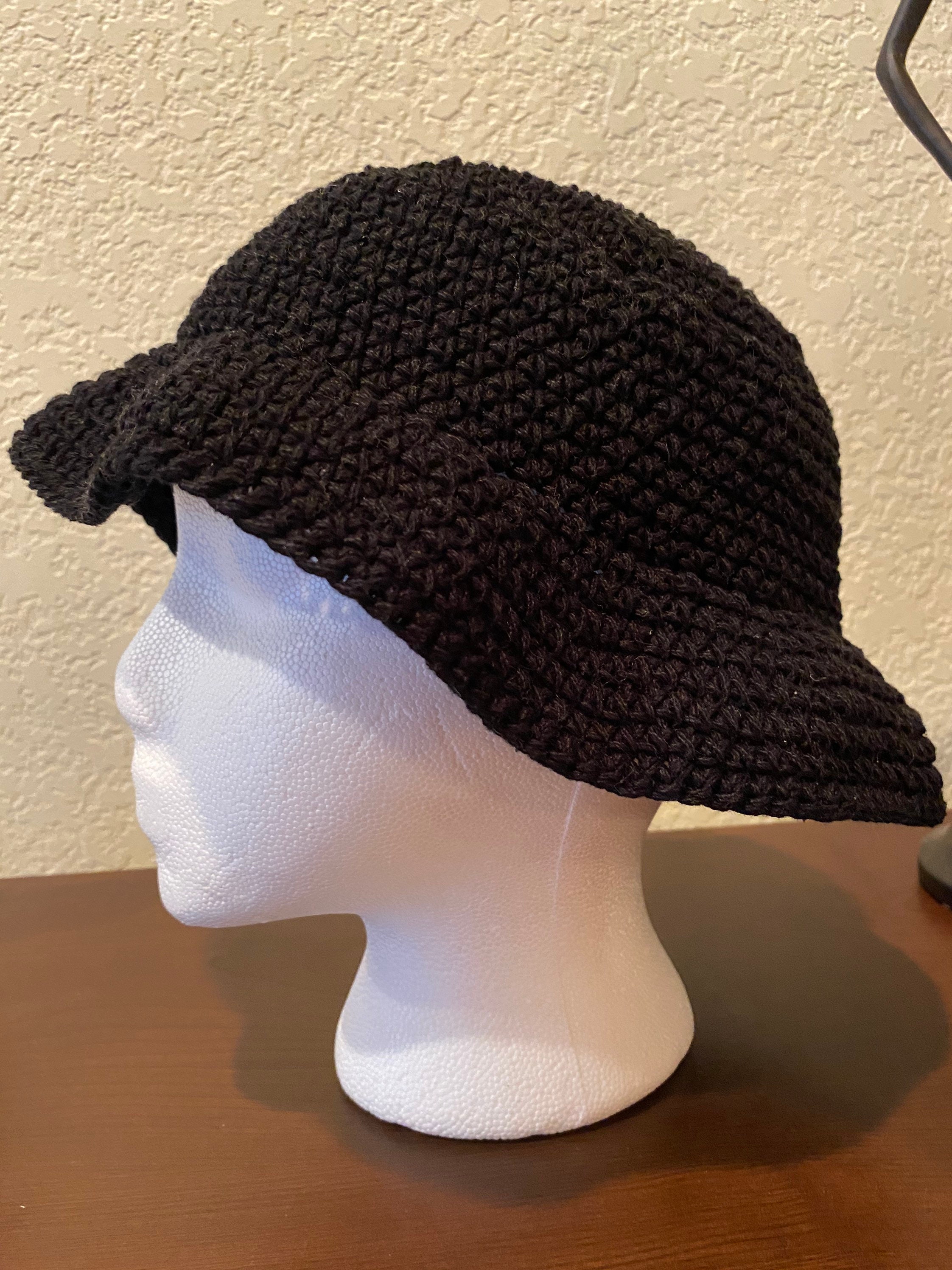 Crochet Cotton Bucket Hat Multiple Colors Trendy Bucket - Etsy