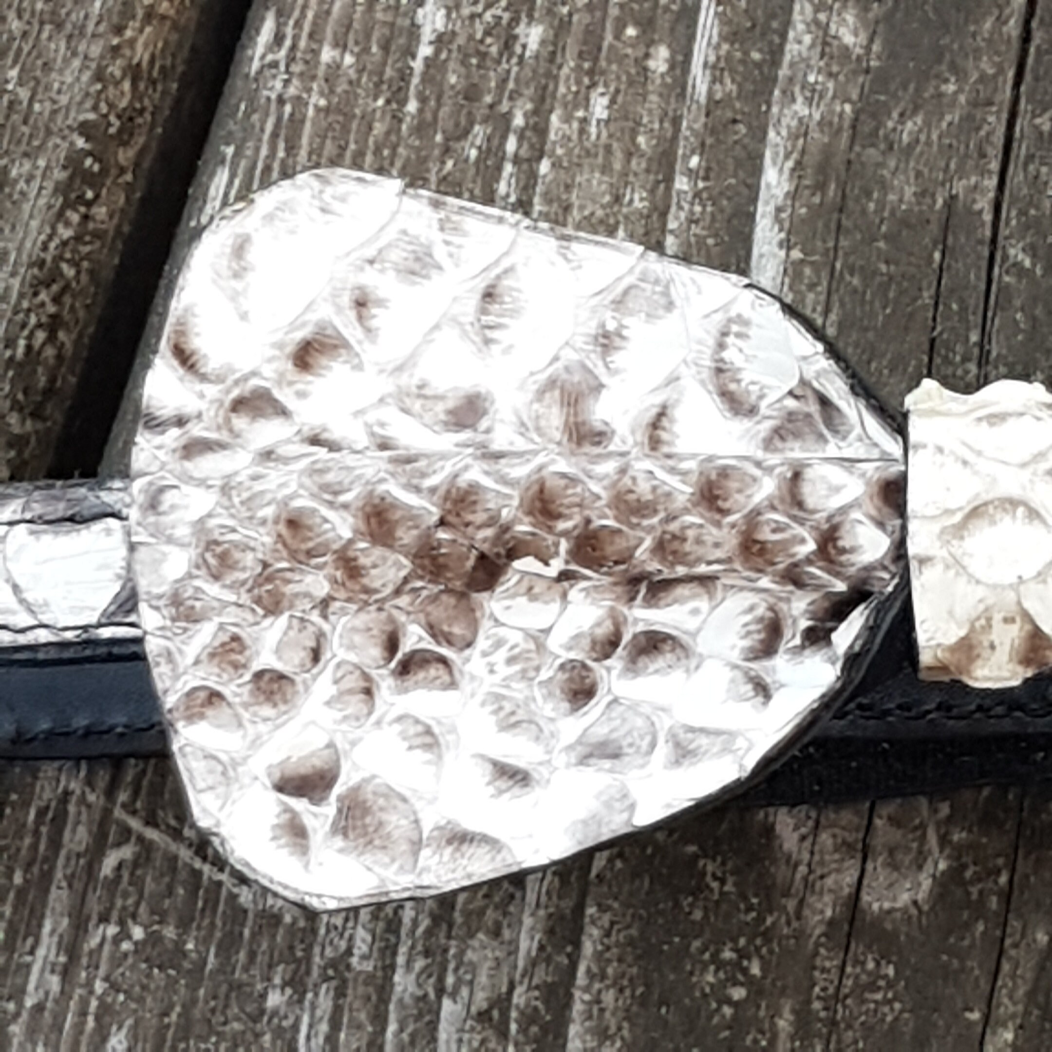 Buy Exotic Natural Python Snakeskin Leather Bow Tie. P1 Online in India ...