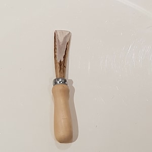 Leather Hand Tools Bone Folder Creaser Sleeker Polisher Deer Horn With ...