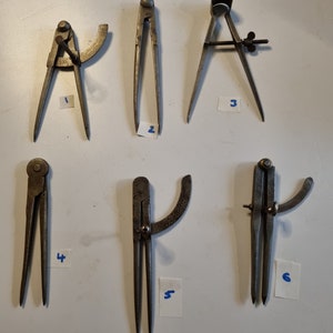 Wing Dividers Callipers Compass Vintage Tools for Shoemakers ...