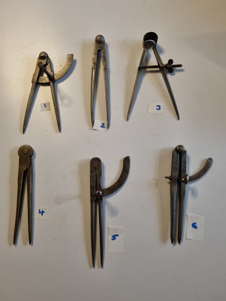 Wing Dividers Callipers Compass Vintage Tools for Shoemakers ...