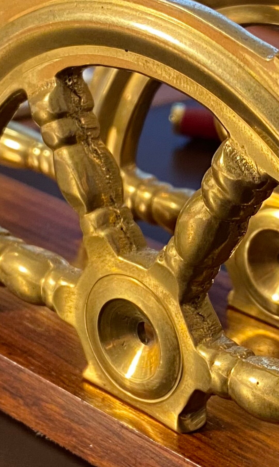 Desk Organizer Brass Helm - Etsy