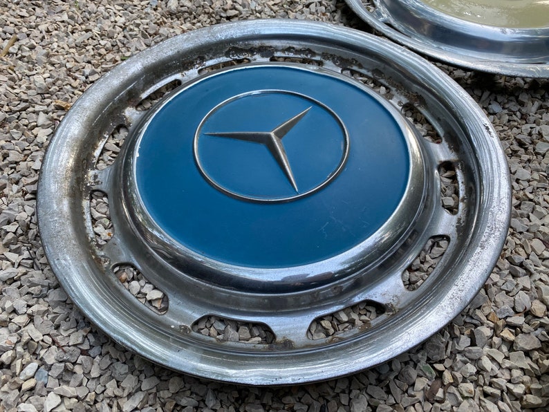 6 Mercedes-benz Vintage Wheel Covers (hubcaps) - Etsy