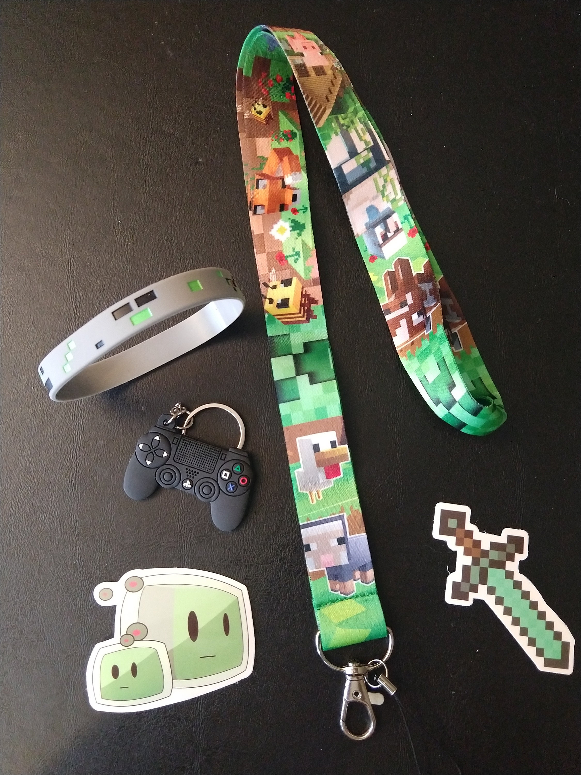 Minecraft Lanyard Inspired Party Favors - Etsy