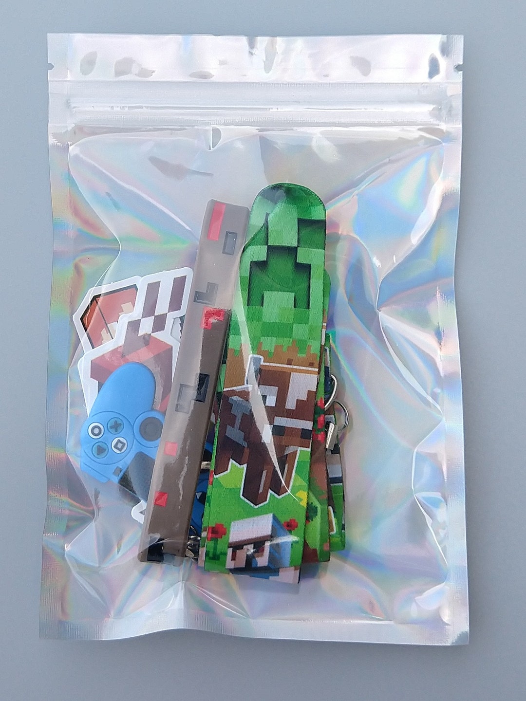 Minecraft Lanyard Inspired Party Favors - Etsy