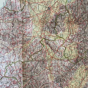 Vintage Map of Italy, Carte D'italia. Map Wall Art. Firenze. Lovely ...