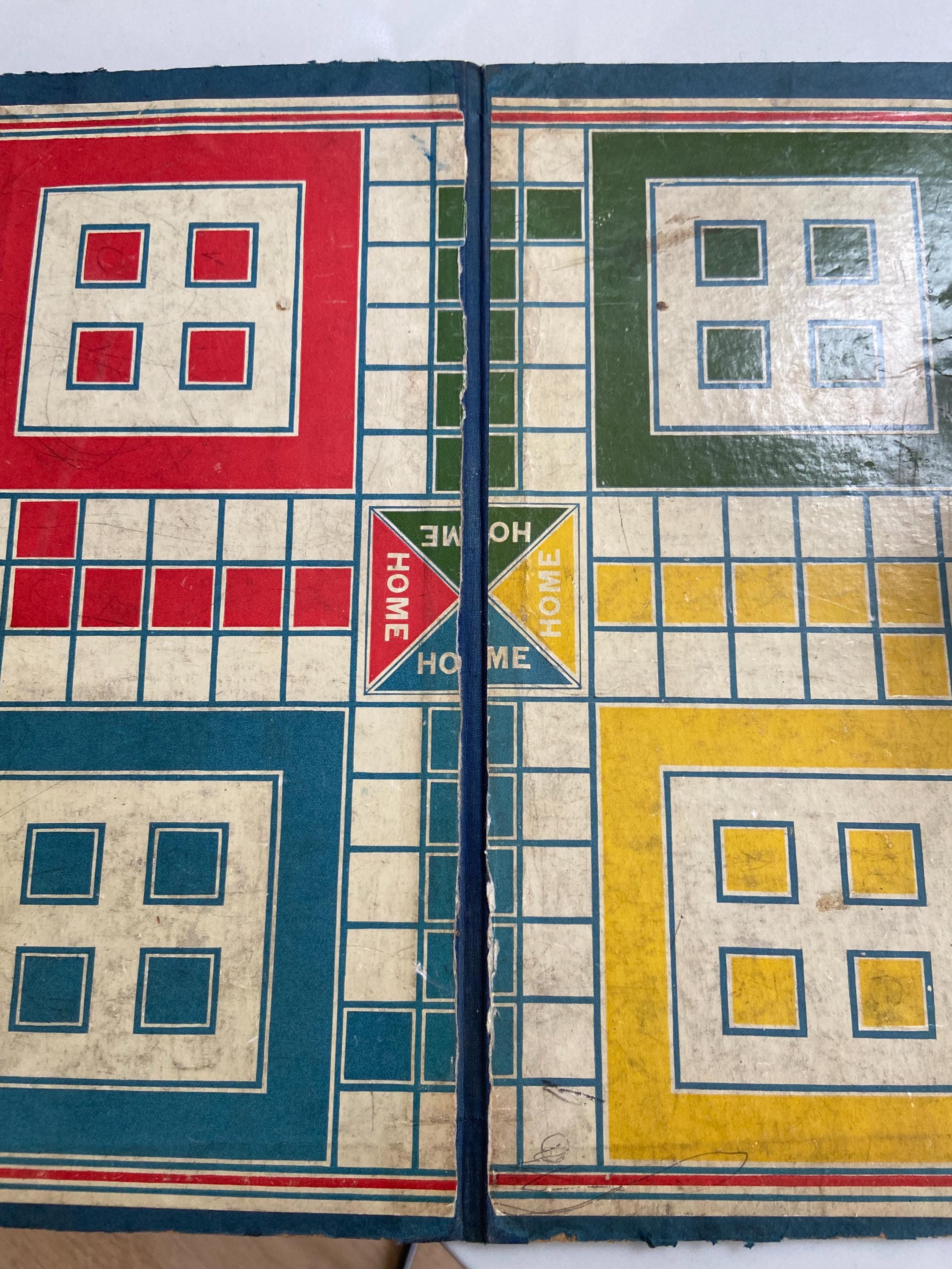 Vintage Ludo and Snakes and Ladders Double-sided Board Game. From ...