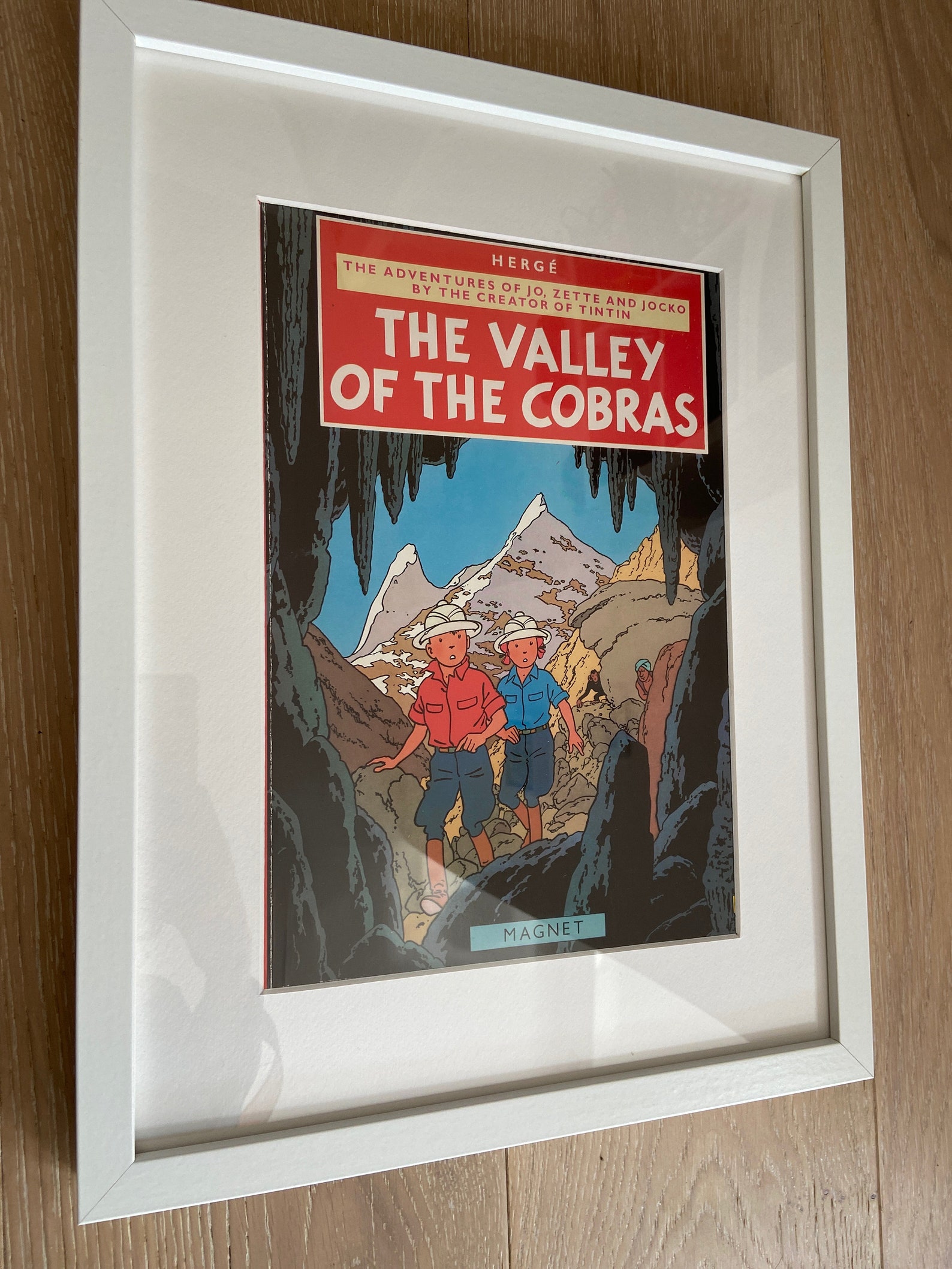 Tintin Wall Art Print of Valley of the Cobras Magazine, Housewarming ...