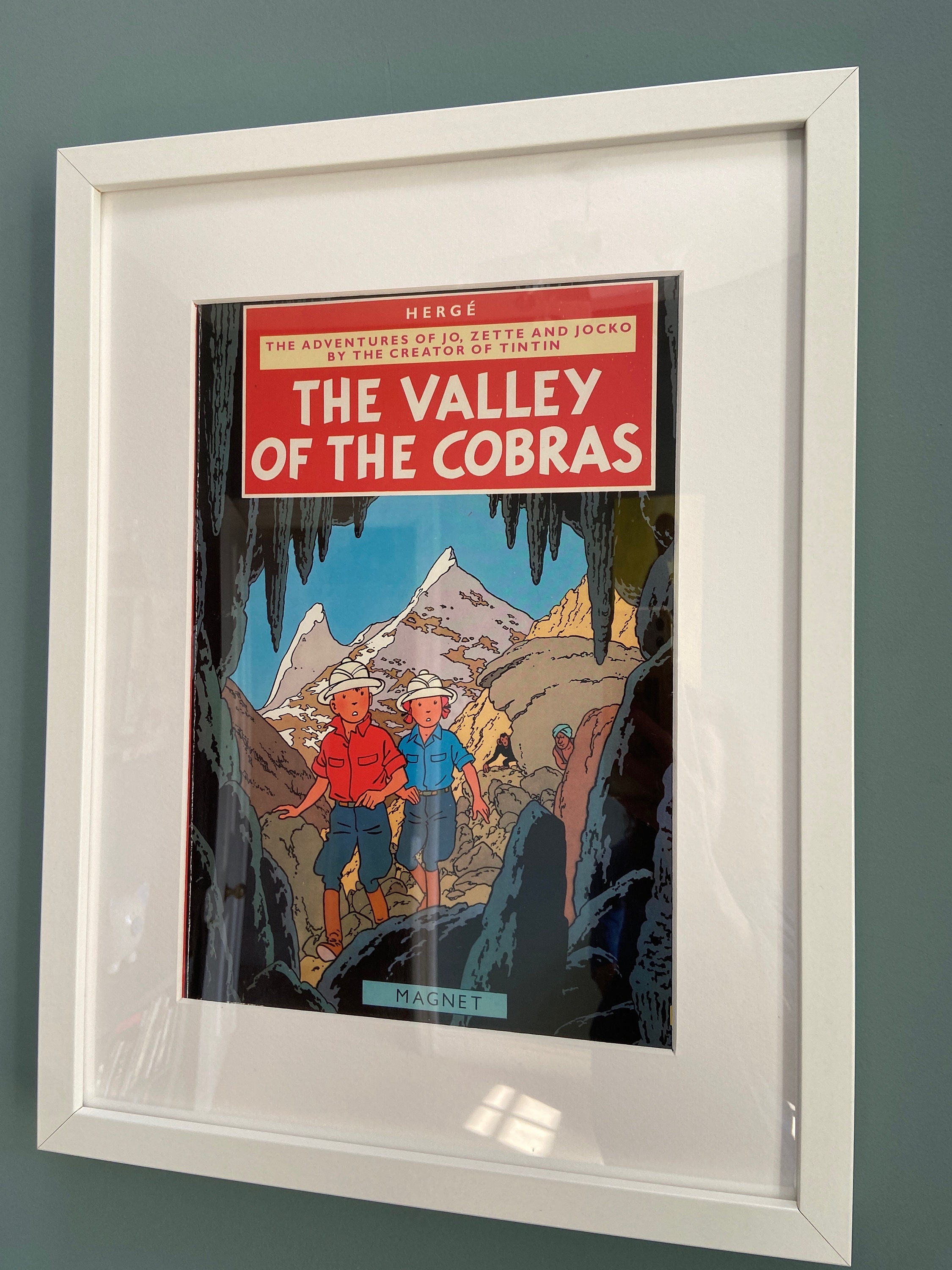 Tintin Wall Art Print of Valley of the Cobras Magazine, Housewarming ...