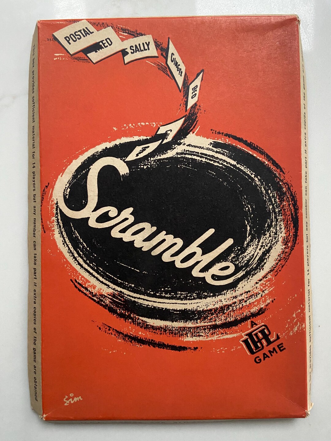 Vintage 1940s 1950s Scramble Game • UPL Universal Publication Ltd ...