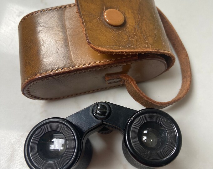 Vintage Compact Pocket Opera Glasses / Theatre Binoculars in Brown ...