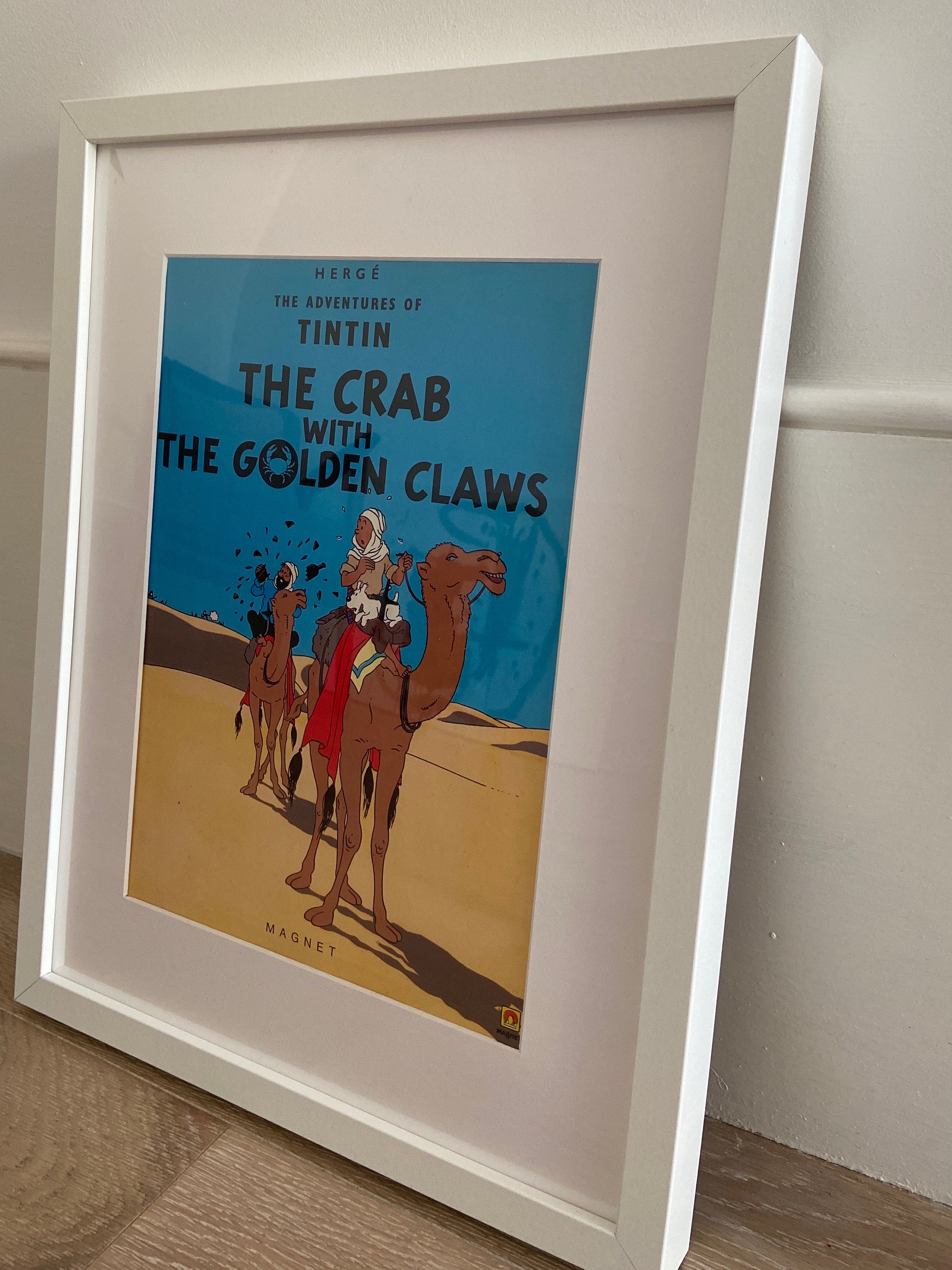 Tintin Wall Art Framed or Unframed, Print of the Crab With the Golden ...