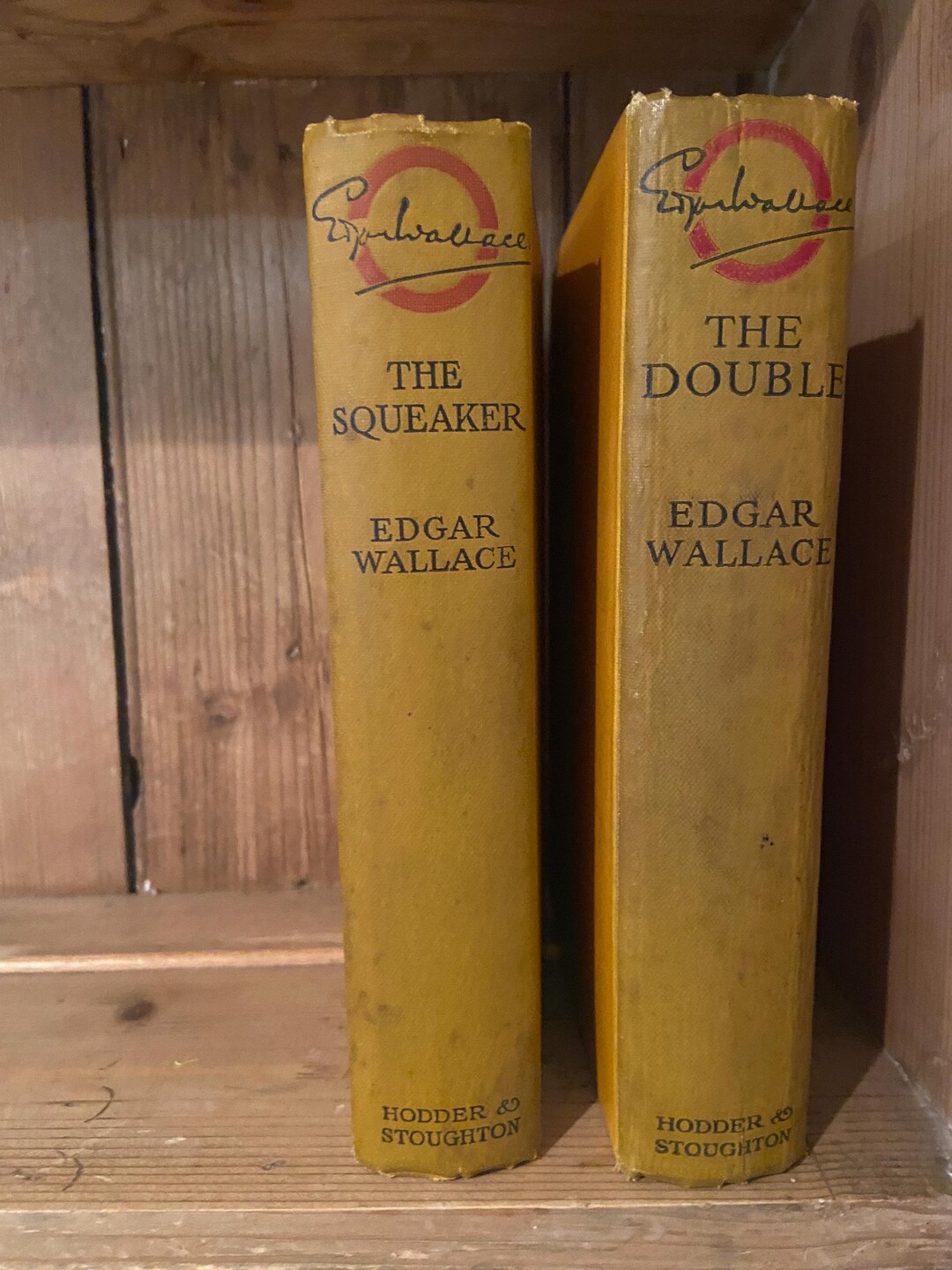The Squeaker and the Double by Edgar Wallace/ Vintage Hardcover Fiction ...
