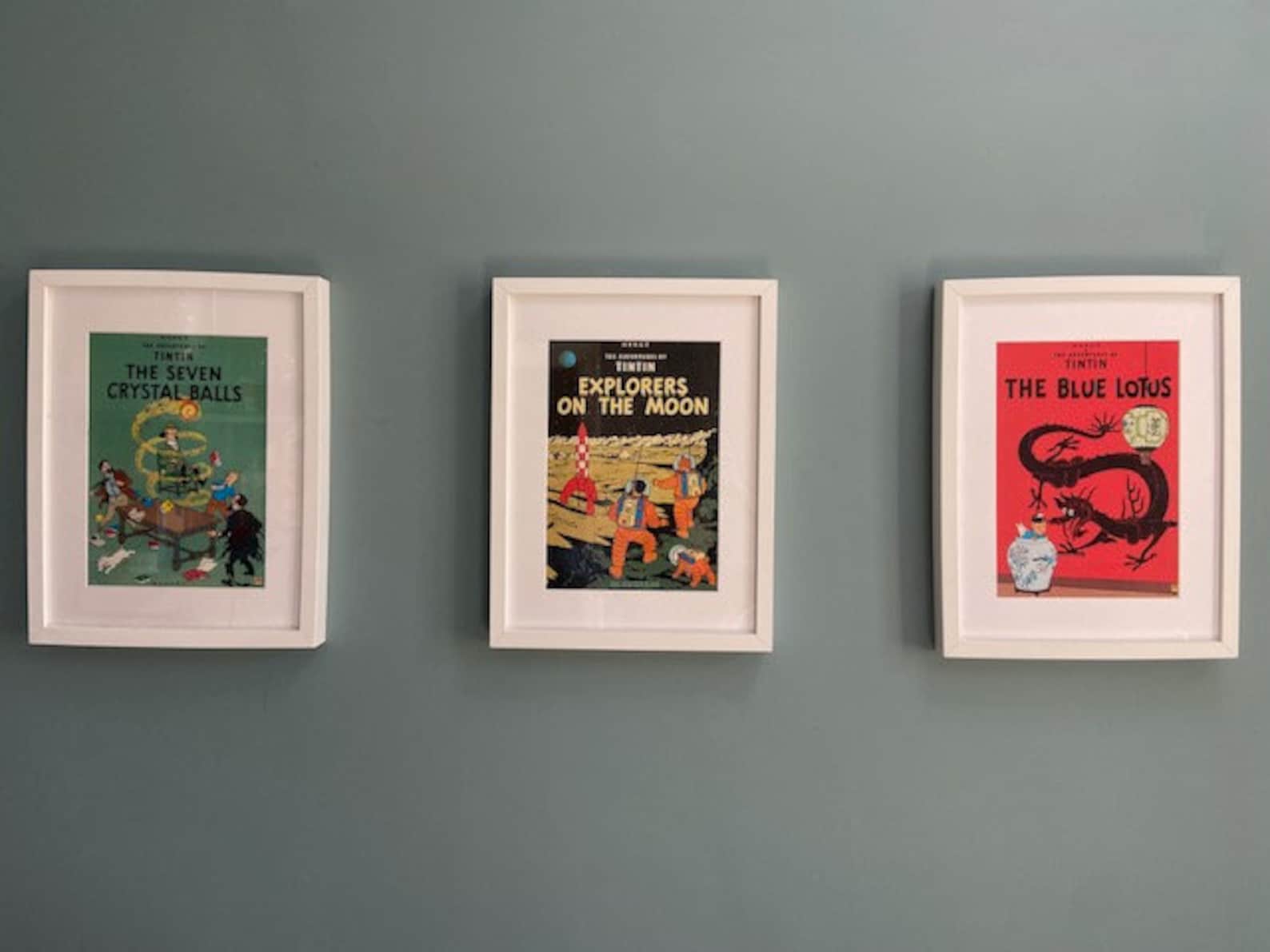 Tintin Wall Art Print of Valley of the Cobras Magazine, Housewarming ...
