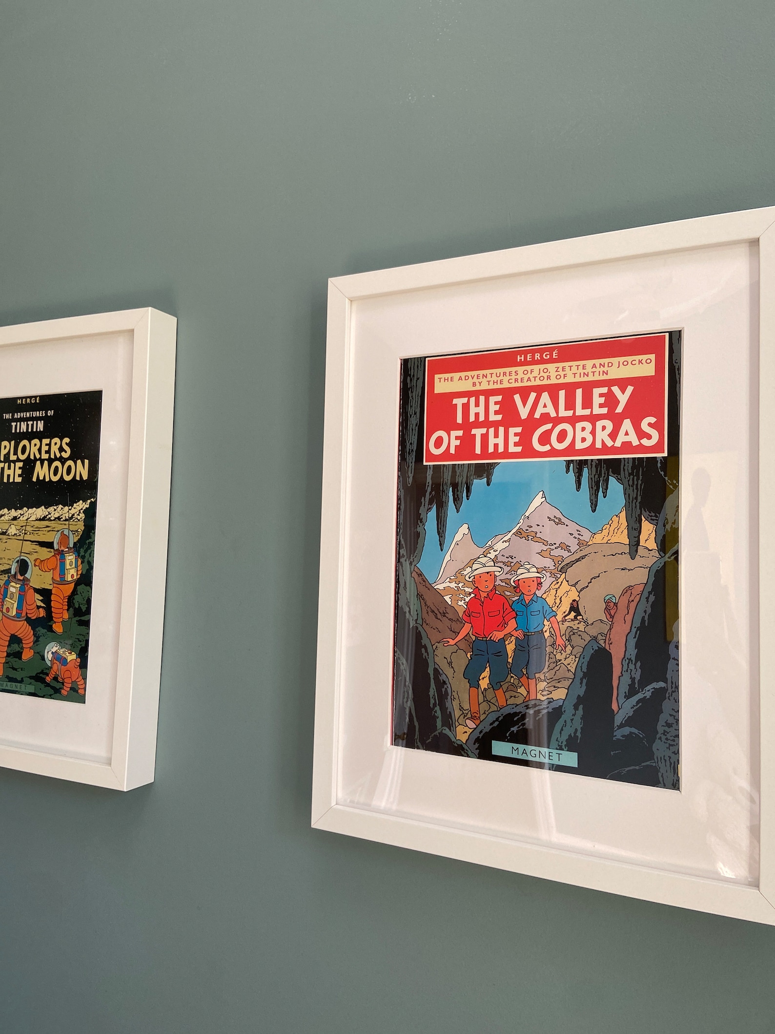 Tintin Wall Art Print of Valley of the Cobras Magazine, Housewarming ...
