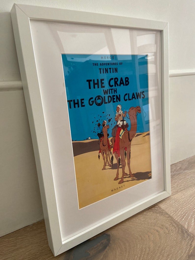 Tintin Wall Art Framed or Unframed, Print of the Crab With the Golden ...