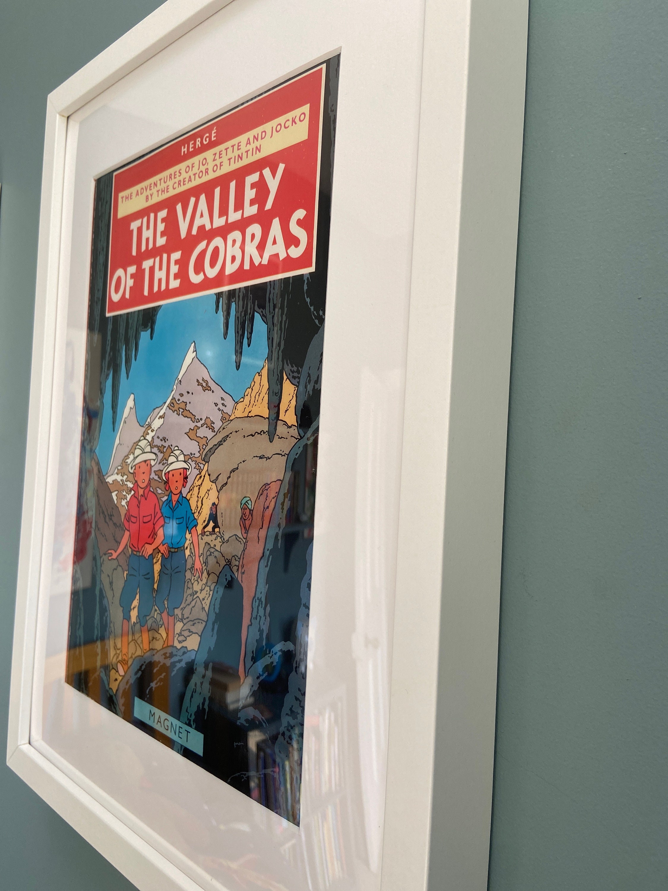 Tintin Wall Art Print of Valley of the Cobras Magazine, Housewarming ...