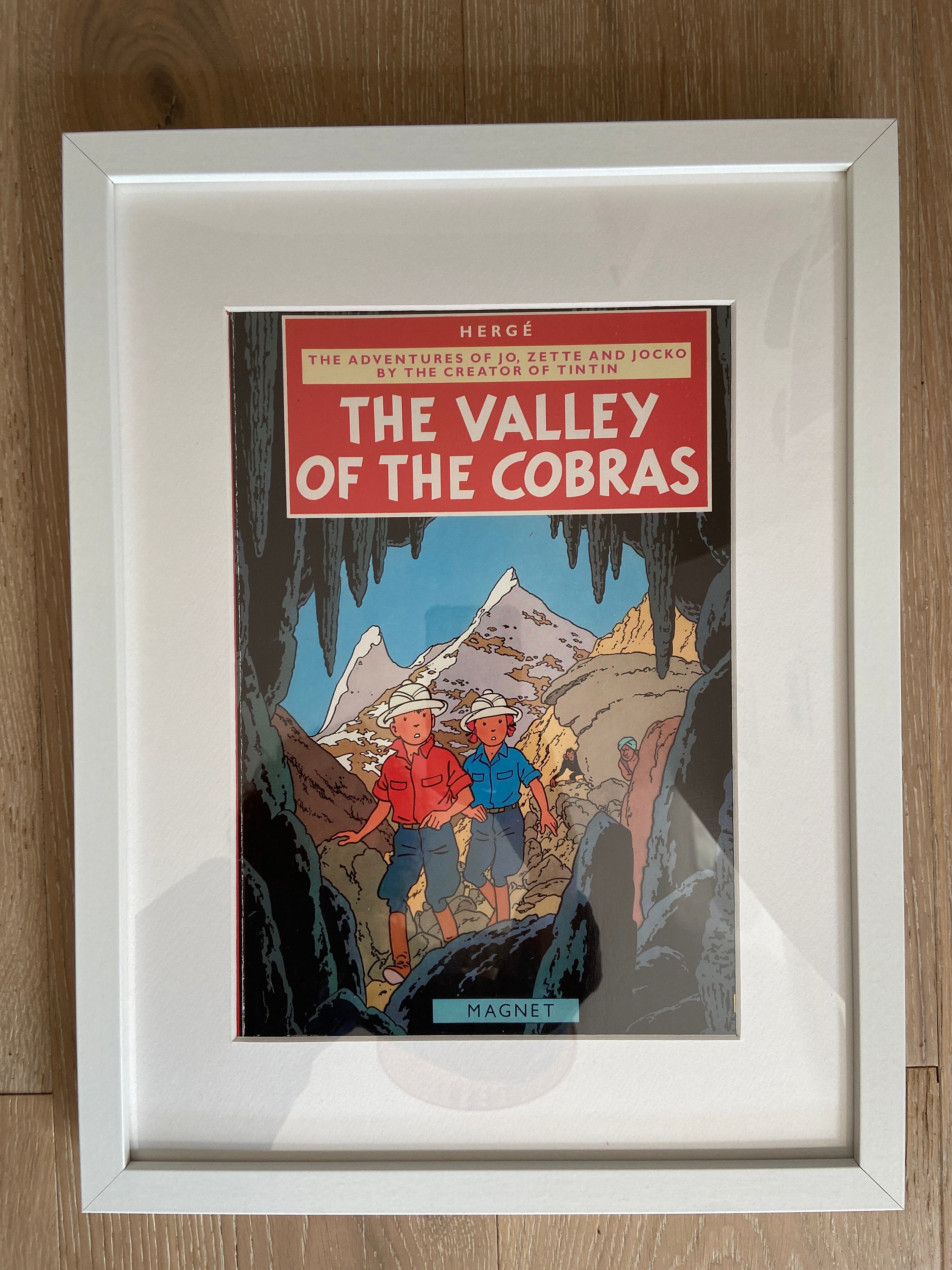 Tintin Wall Art Print of Valley of the Cobras Magazine, Housewarming ...